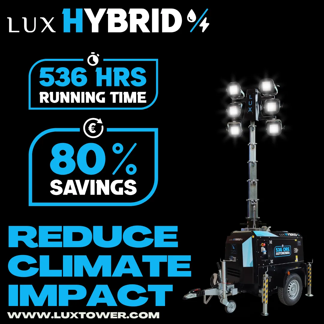 Lux Hybrid: The Future of Sustainable Lighting Towers